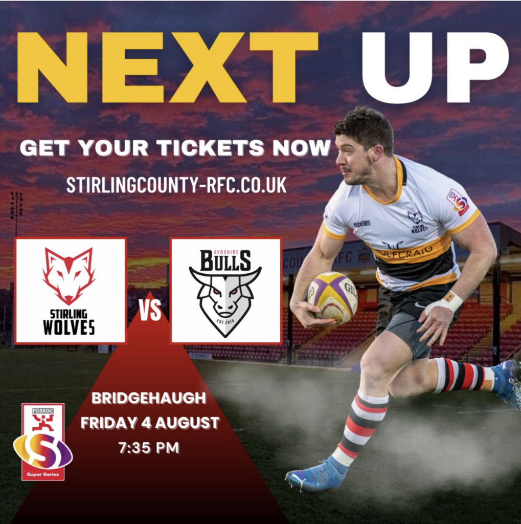 Return of the Wolves! - Stirling County Rugby Football Club